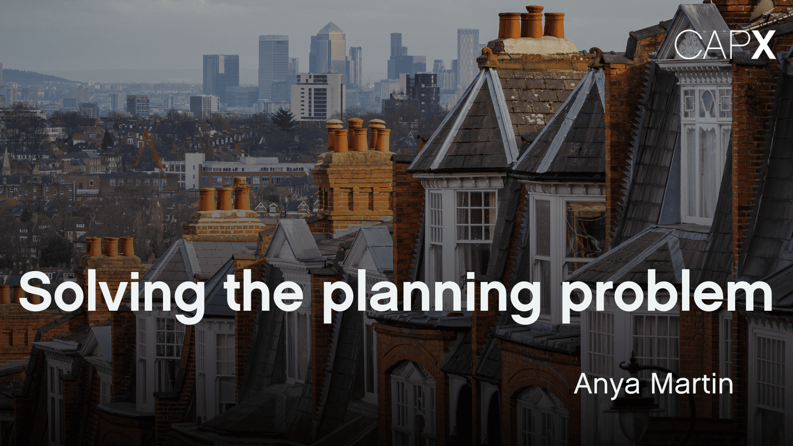 Solving the planning problem - CapX