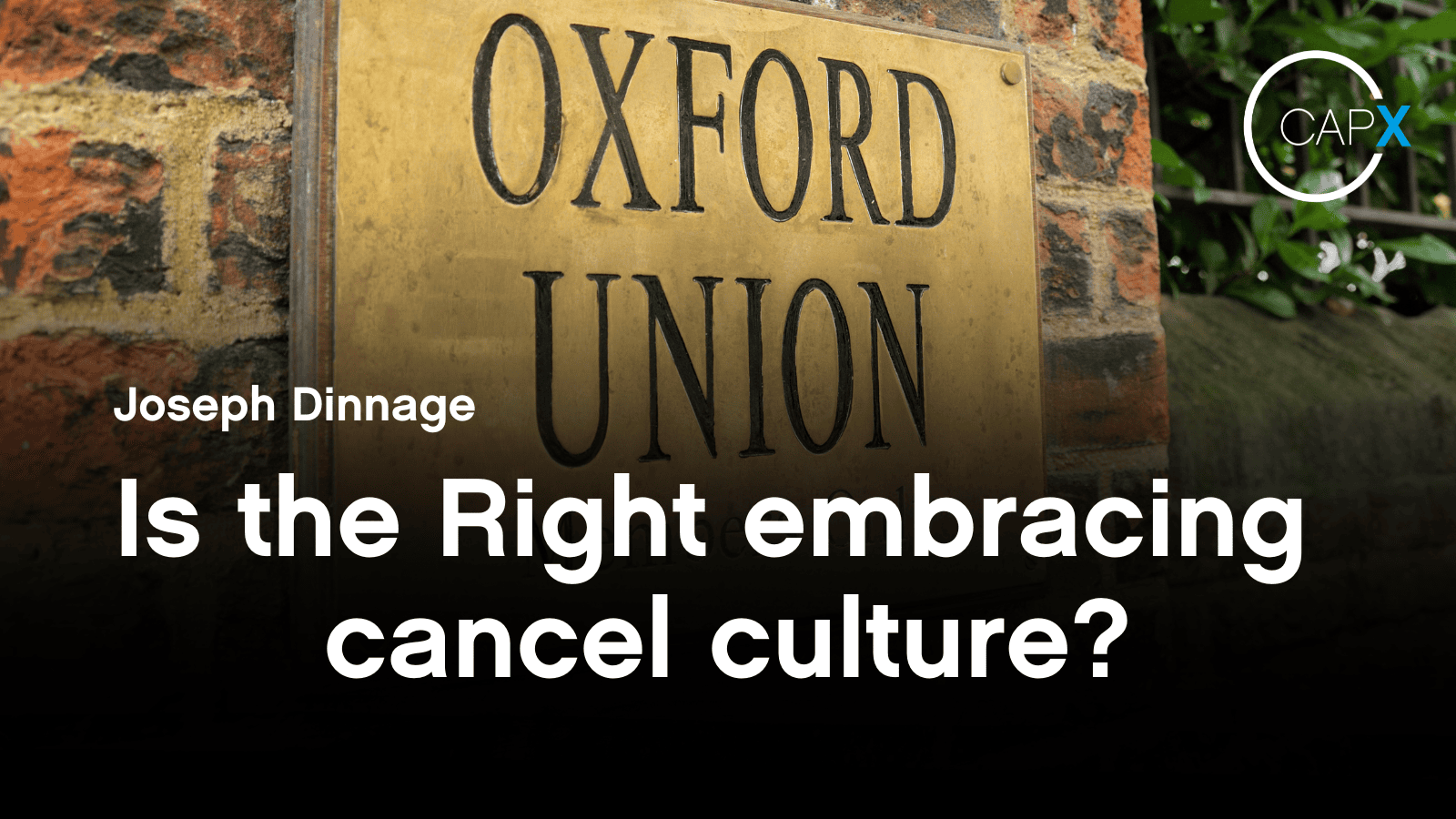Is the Right embracing cancel culture? - CapX